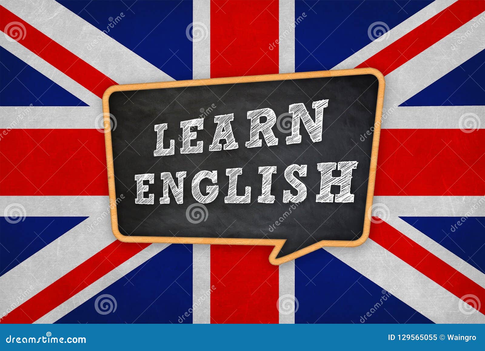 Learn English School Lesson Class Chalkboard International Phonetic ...