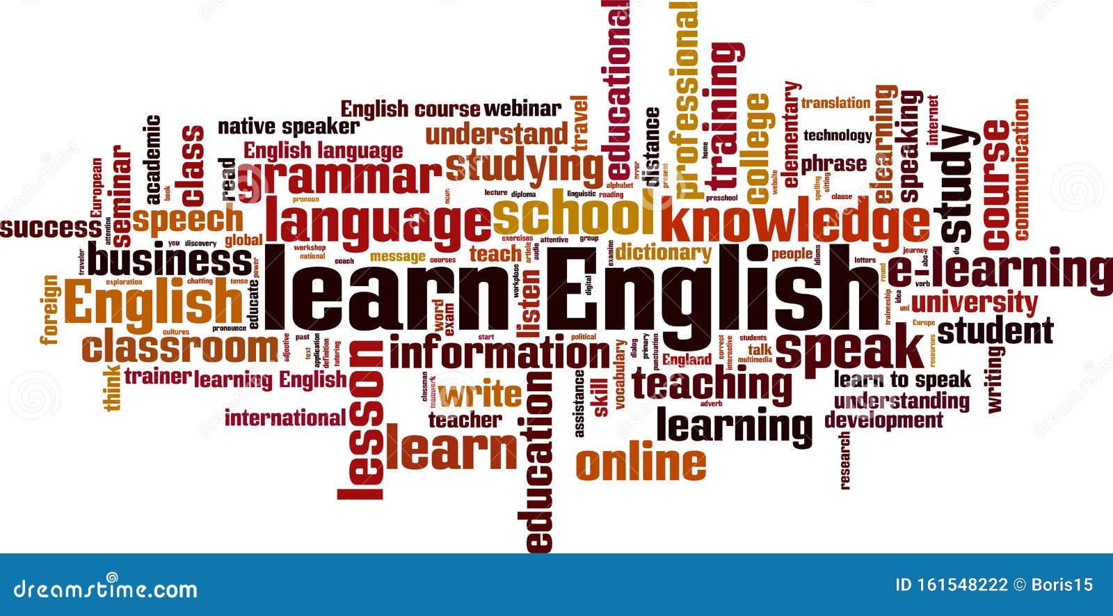 English Word Stock Image | CartoonDealer.com #124091101