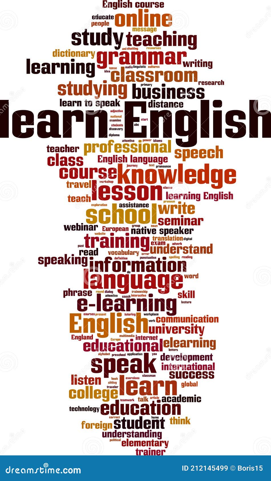 Learn English word cloud stock vector. Illustration of speach - 212145499 Learn English word cloud stock vector. Illustration of speach - 212145499