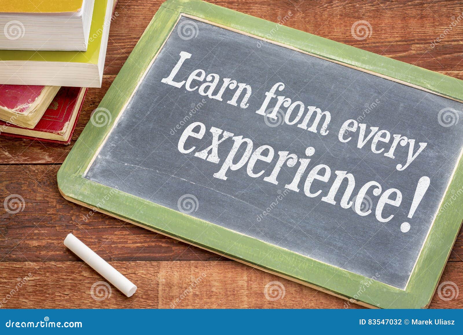 Learn from Every Experience Stock Photo - Image of wisdom, concept ...