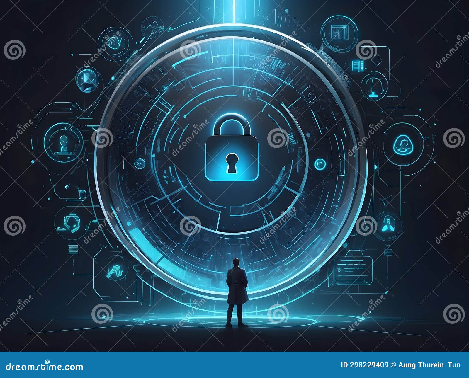 Embracing Data Privacy in the Digital Age Stock Illustration ... Embracing Data Privacy in the Digital Age Stock Illustration ...