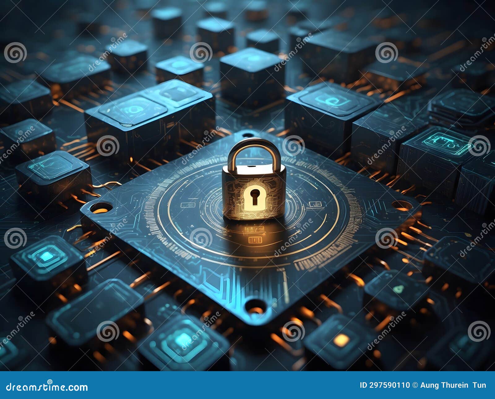 The Essential of Data Privacy and Protection Stock Photo - Image of ...