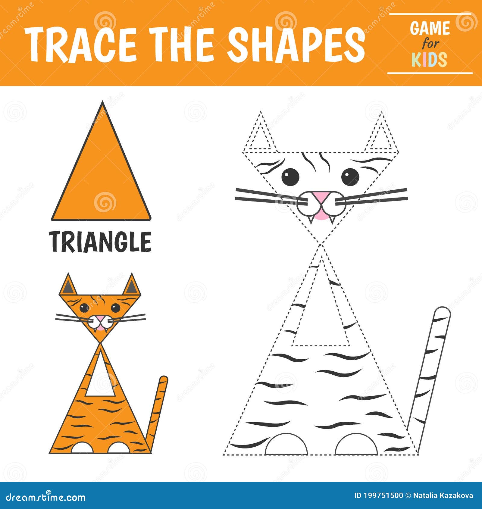 Learn Geometric Shapes - Triangle Vector Illustration | CartoonDealer ... Learn Geometric Shapes - Triangle Vector Illustration | CartoonDealer ...