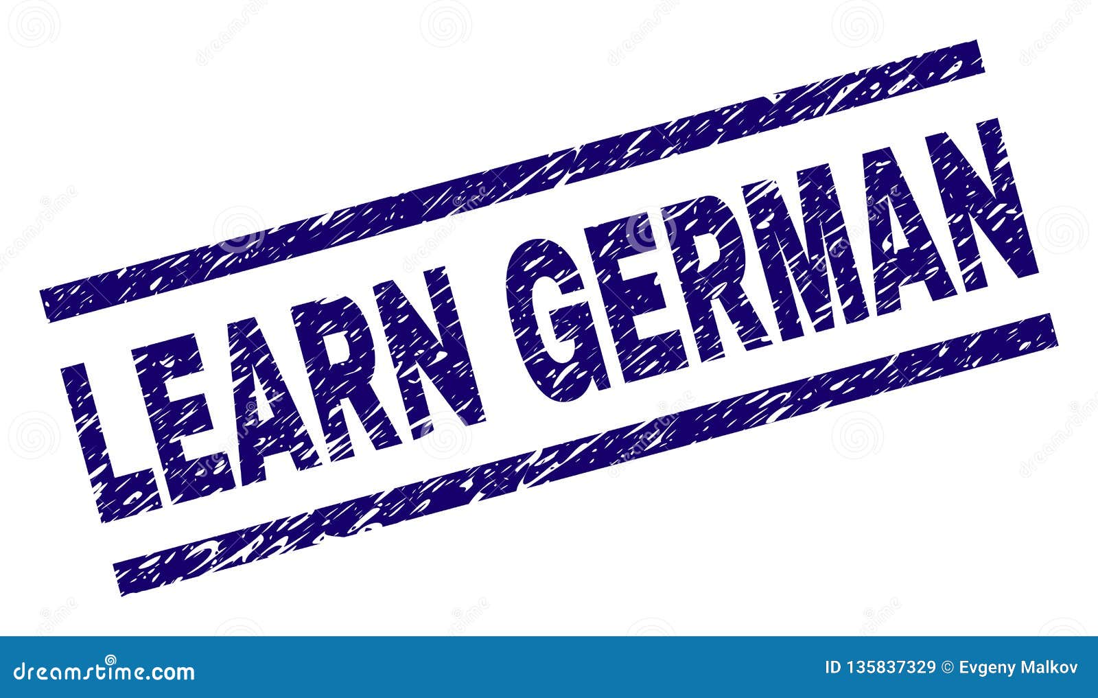 Grunge Textured LEARN GERMAN Stamp Seal Stock Vector - Illustration of ...