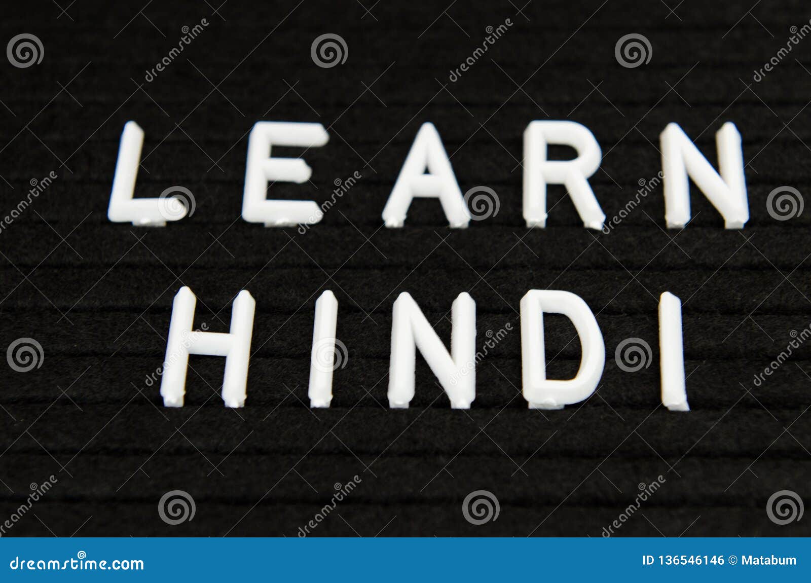 Learn Hindi, Simple Sign on Black Background, Great for Teachers ...