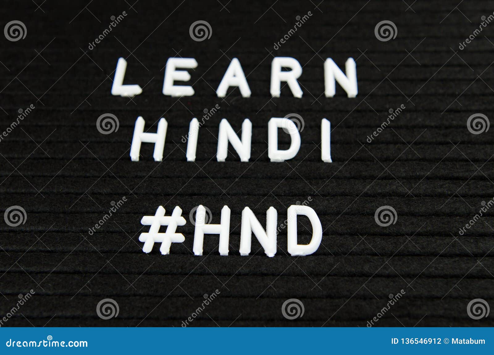 Learn Hindi, Simple Sign on Black Background, Great for Teachers ...
