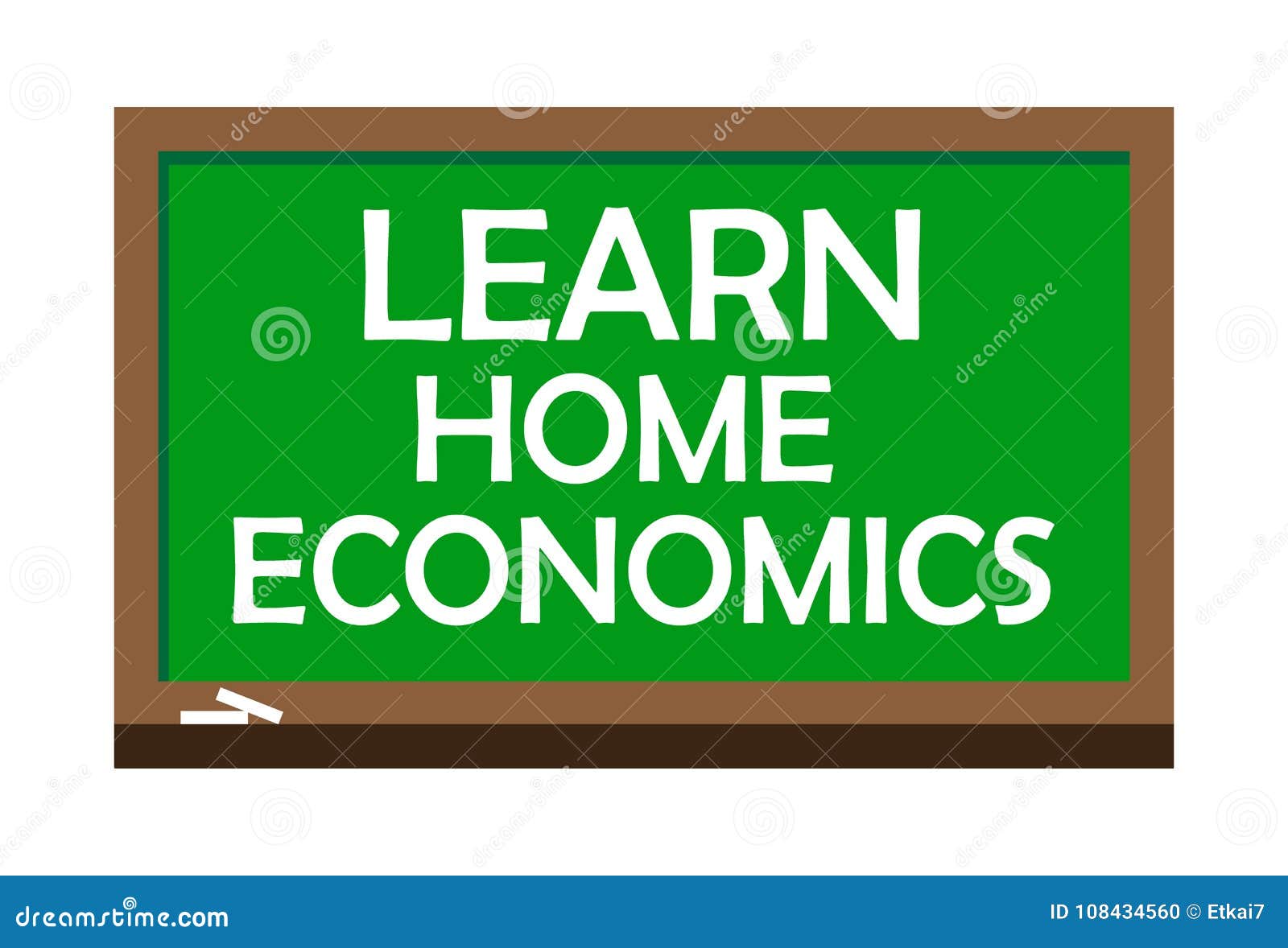Home Economics Lessons Isolated Cartoon Vector Illustration Set ...