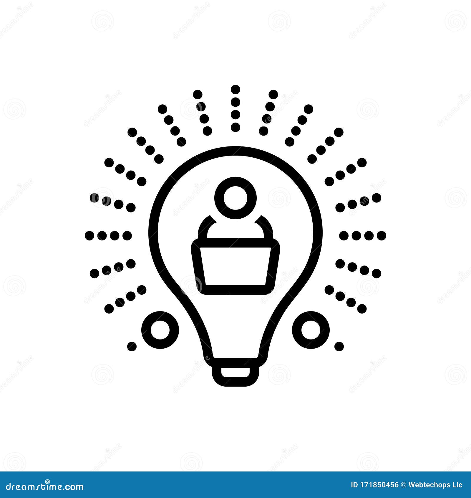 Black Line Icon for Learn, Cognize and Study Stock Vector ...