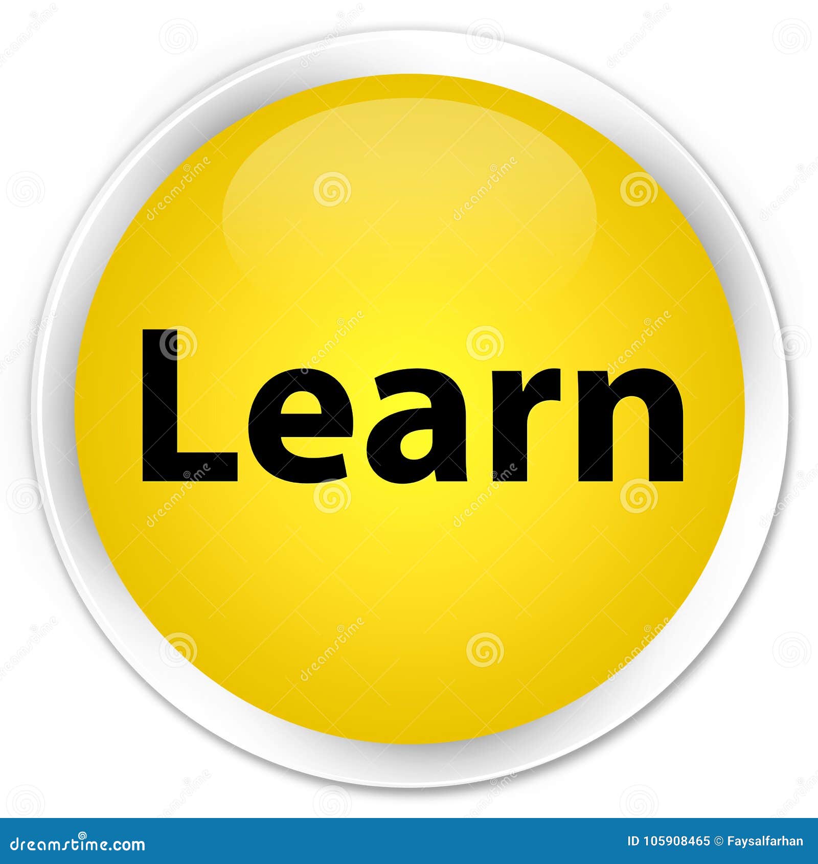 Learn Yellow Color, Educate Color And Vocabulary Set, Illustration Of ...