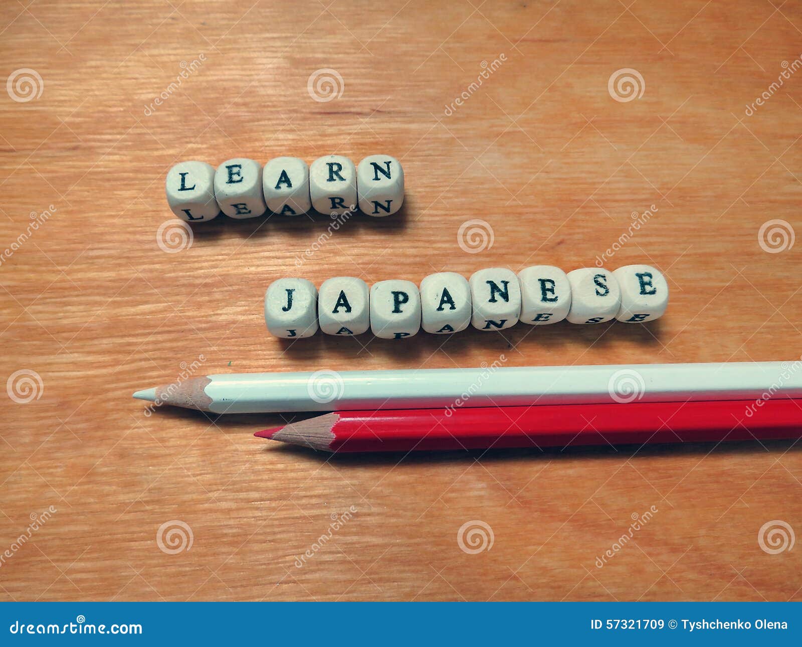 Learn Japanese Word Cloud And Hand With Marker Concept Royalty-Free ...