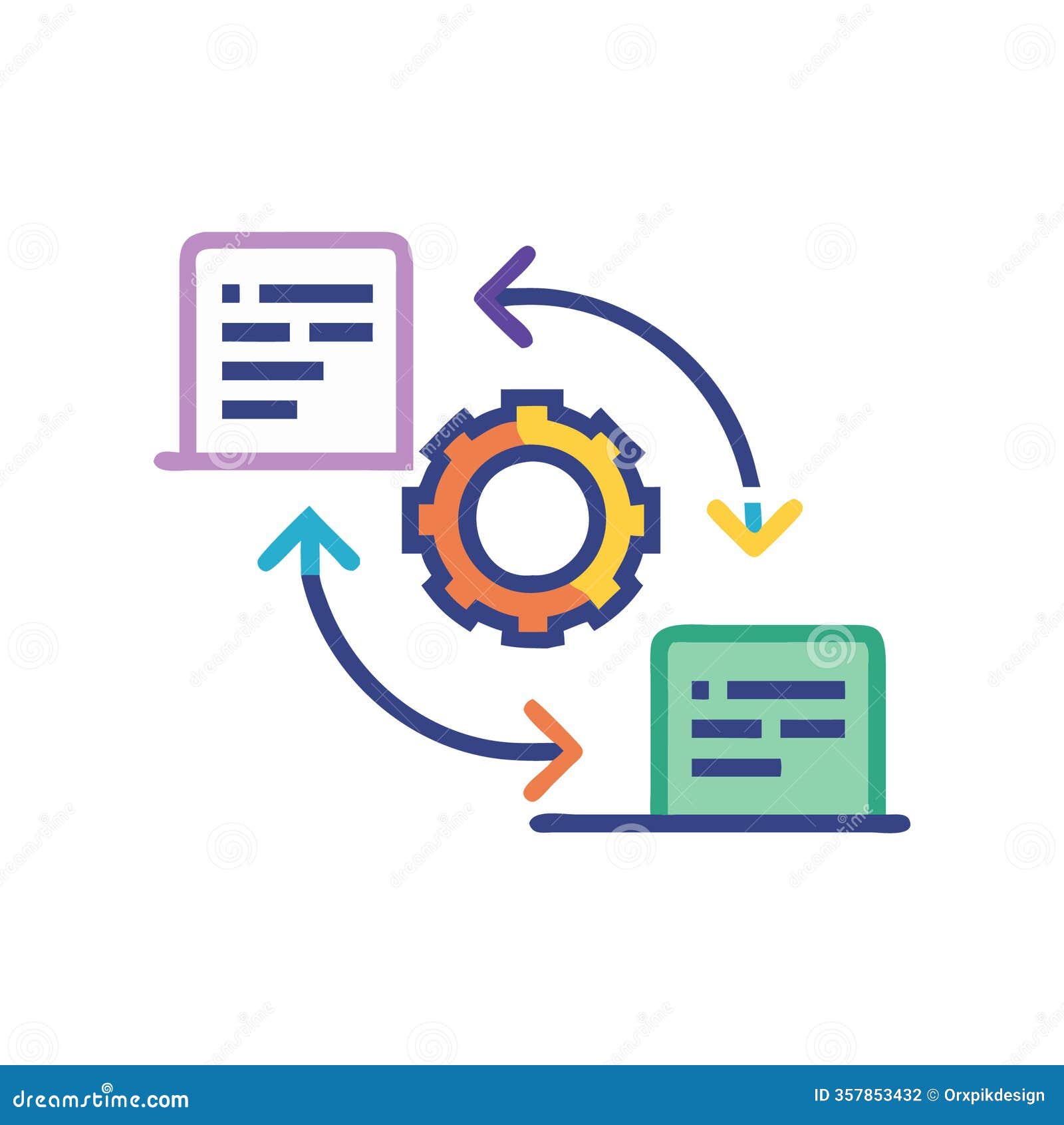 Agile Principles Line Icon Outline Symbol Vector Illustration Concept Sign Cartoondealer