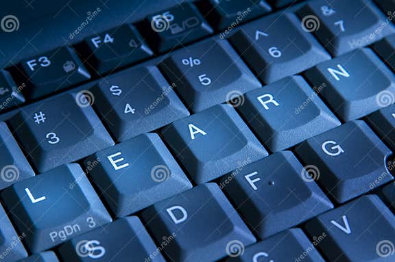 Learn keys stock photo. Image of online, computer, distance - 6615660