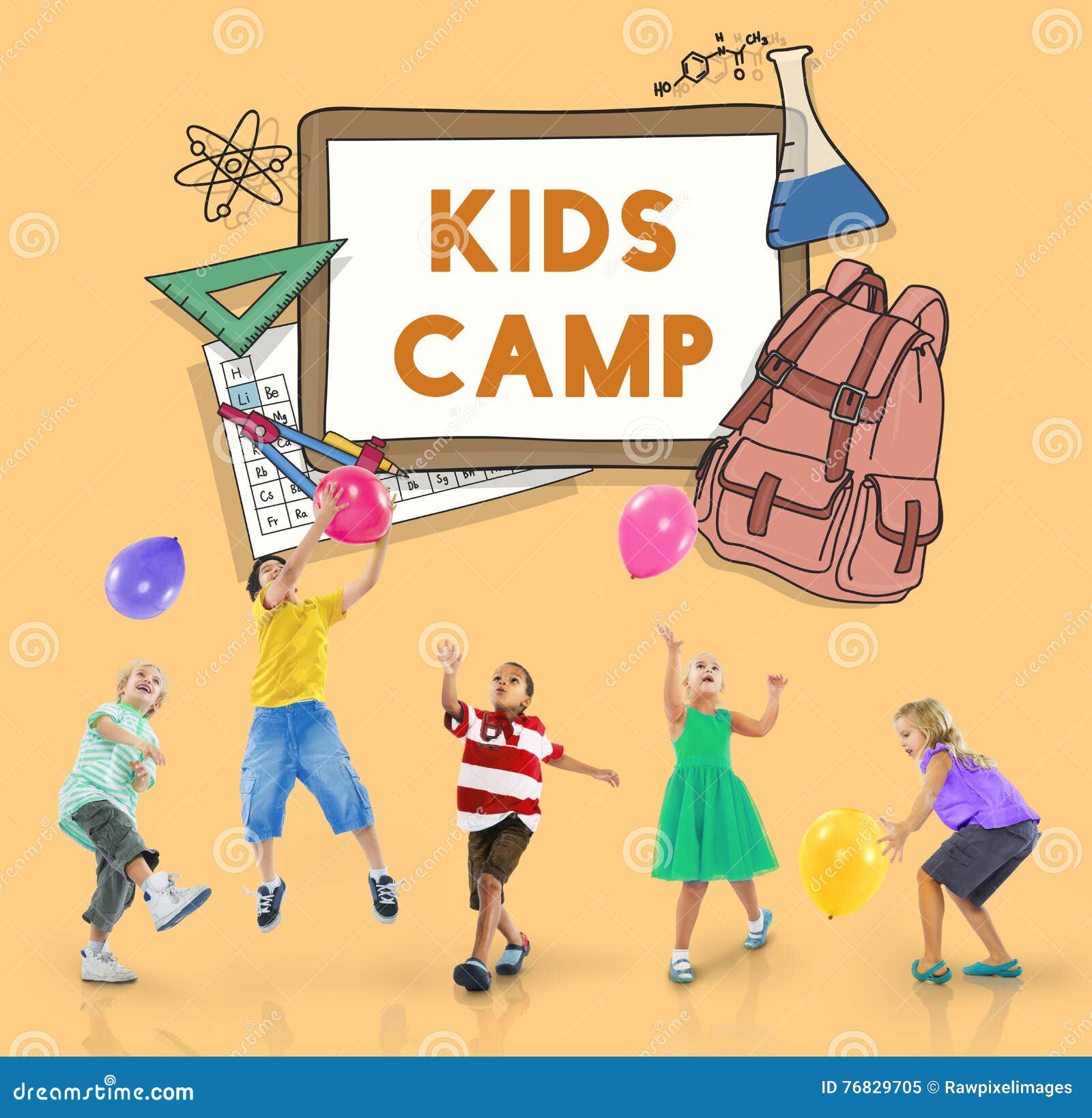 Learn Kids Camp Student Education Concept Stock Image - Image of ...