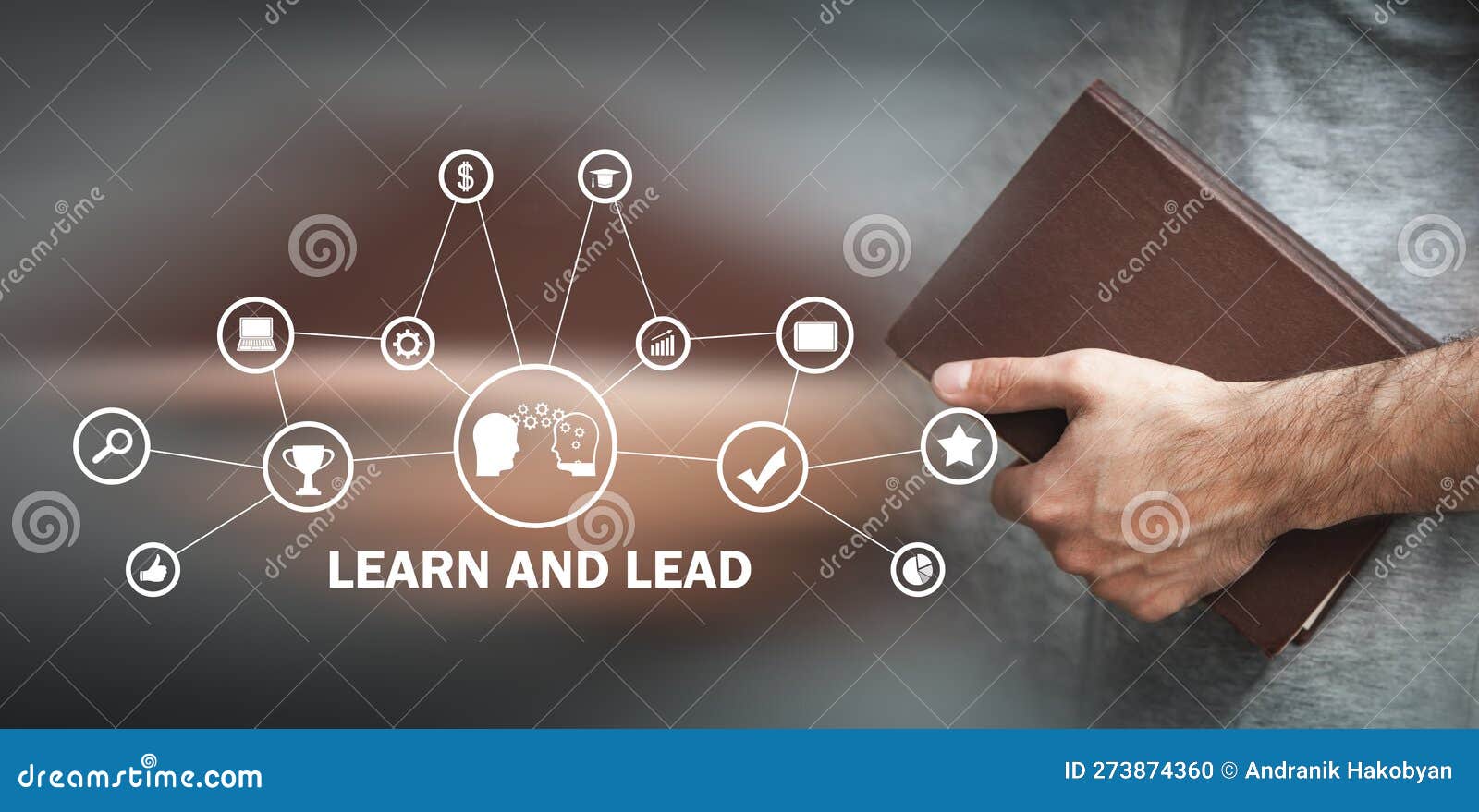 Learn and Lead. Business Concept Stock Photo - Image of performance ...