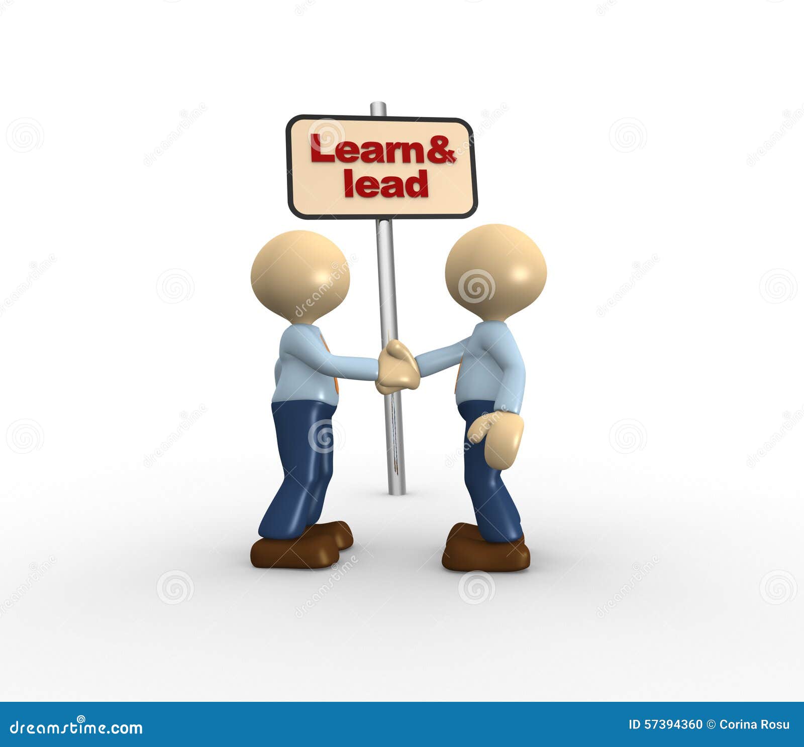 3d Learn And Lead Arrow Royalty-Free Cartoon | CartoonDealer.com #34268495