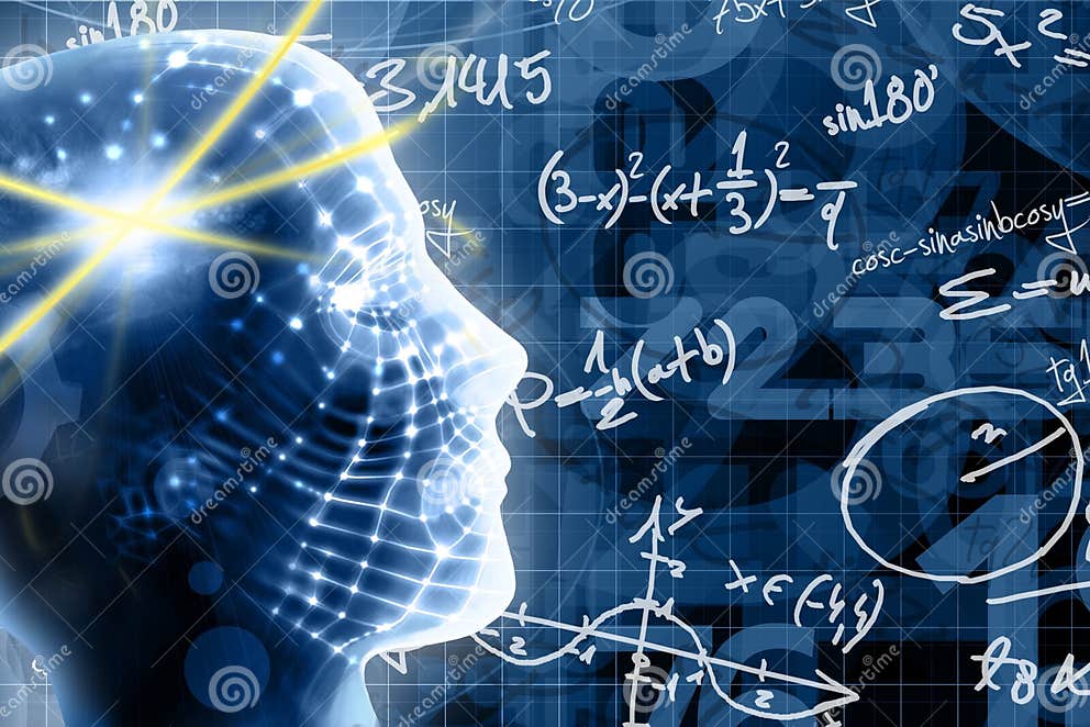 Learn math concept stock illustration. Illustration of math - 20849075