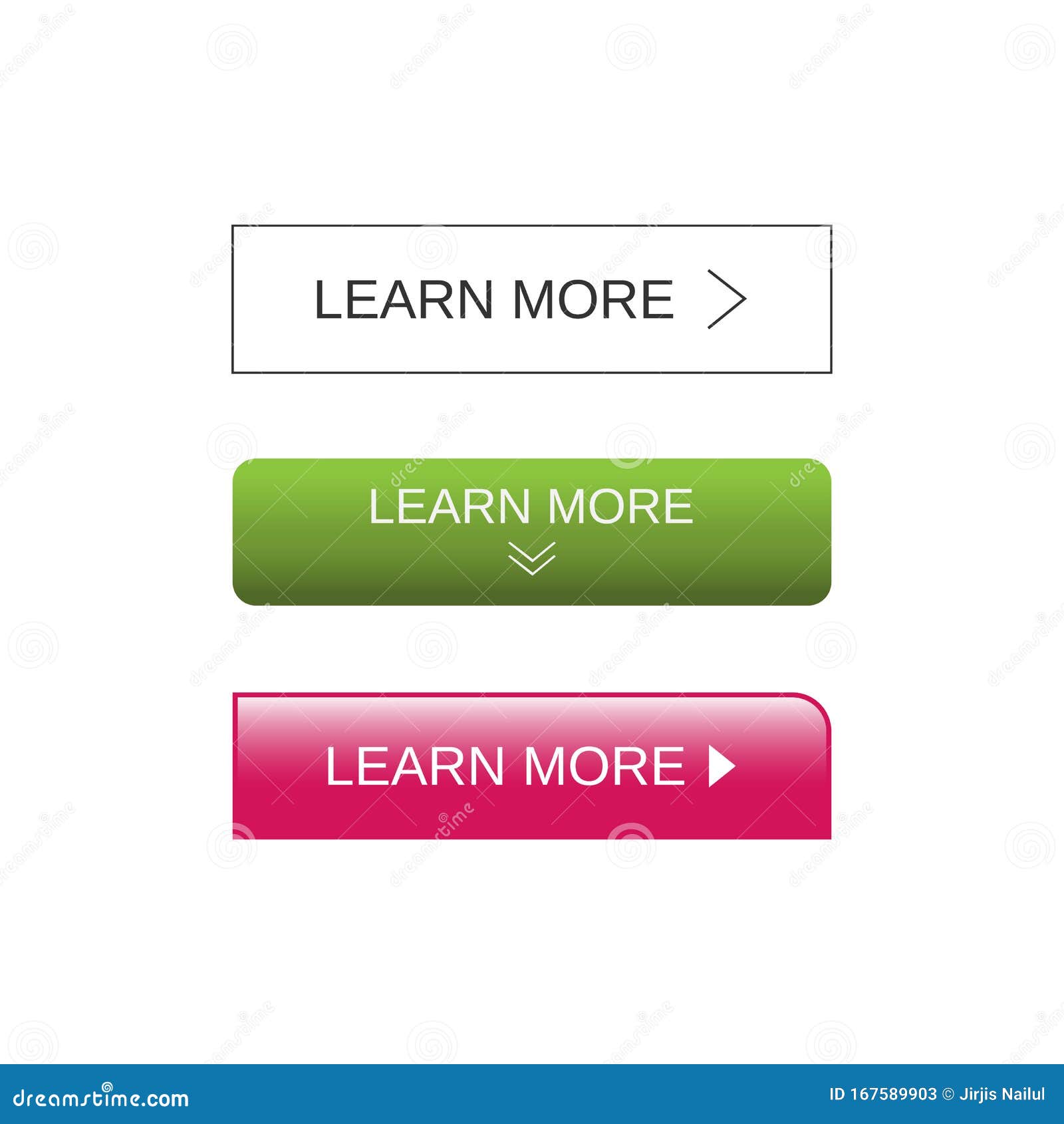 Learn More Button Set Vector Stock Vector - Illustration of information ... Learn More Button Set Vector Stock Vector - Illustration of information ...