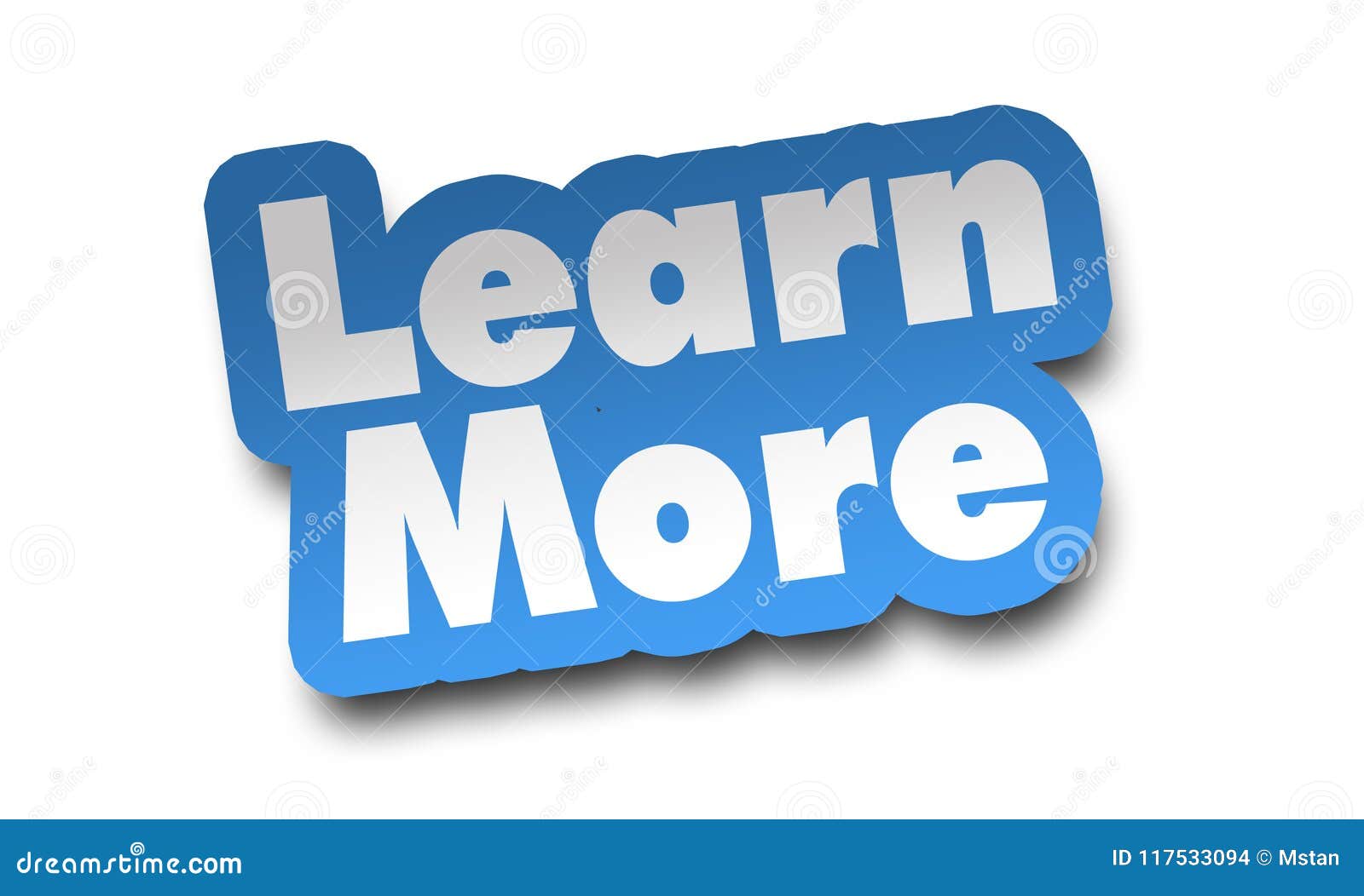 Learn More Concept 3d Illustration Isolated Stock Illustration ...