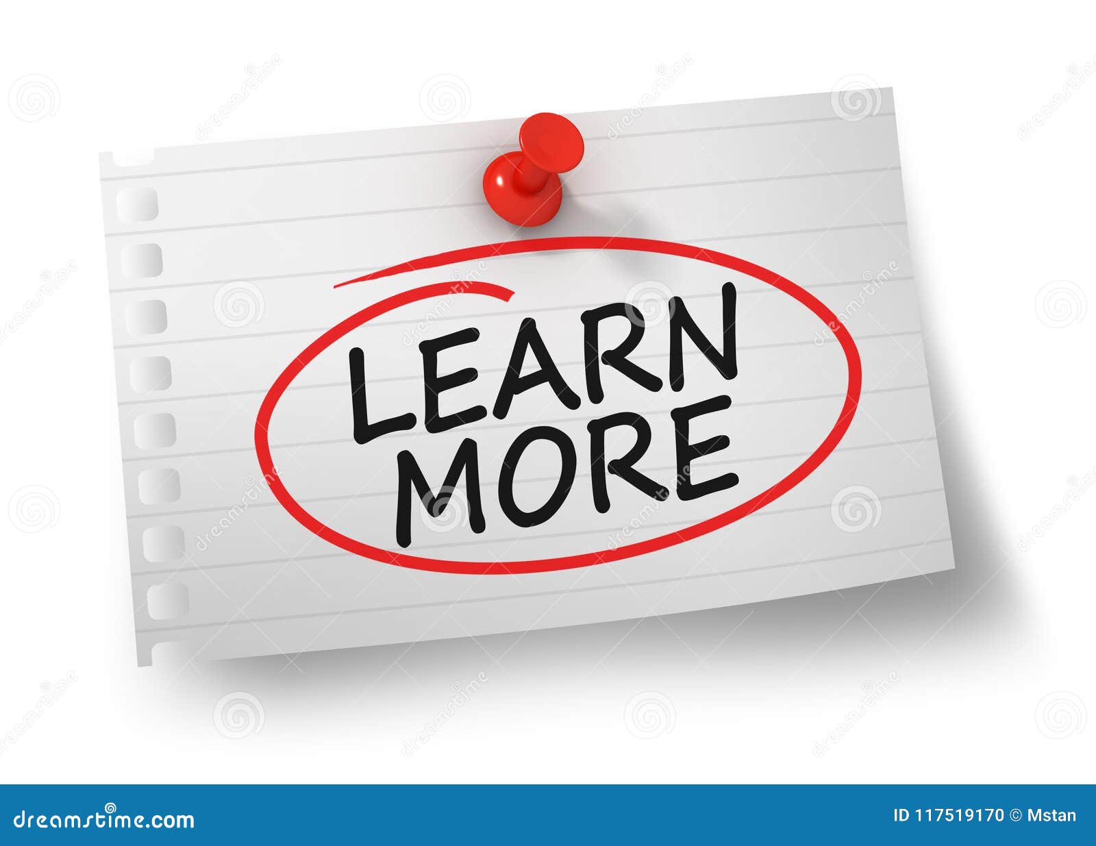 Learn More Concept 3d Illustration Isolated Stock Illustration ...