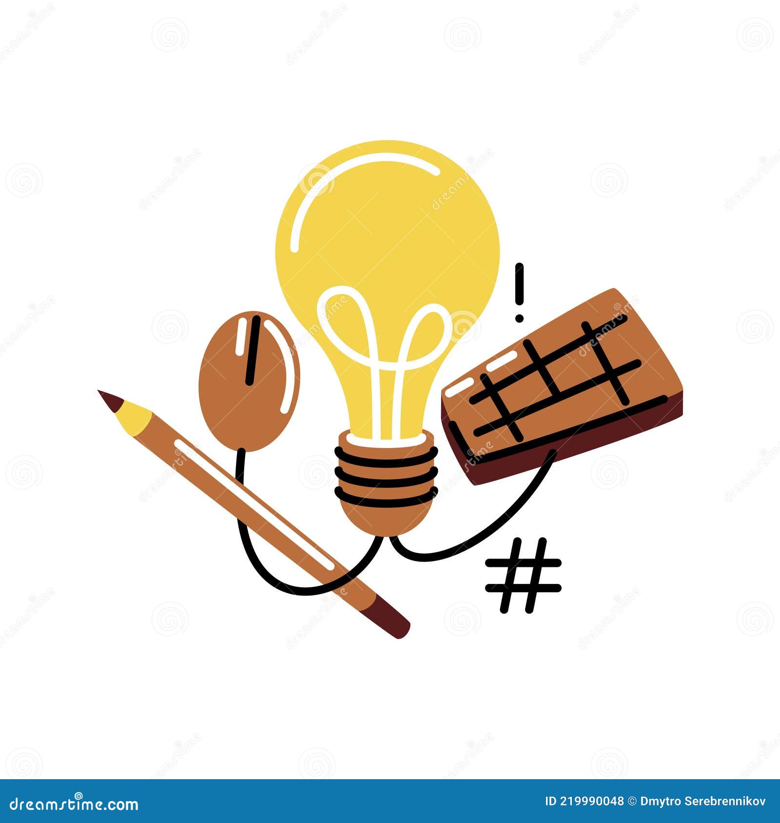 Learn More. Vector Icon in Bold Line Style Stock Vector - Illustration ...