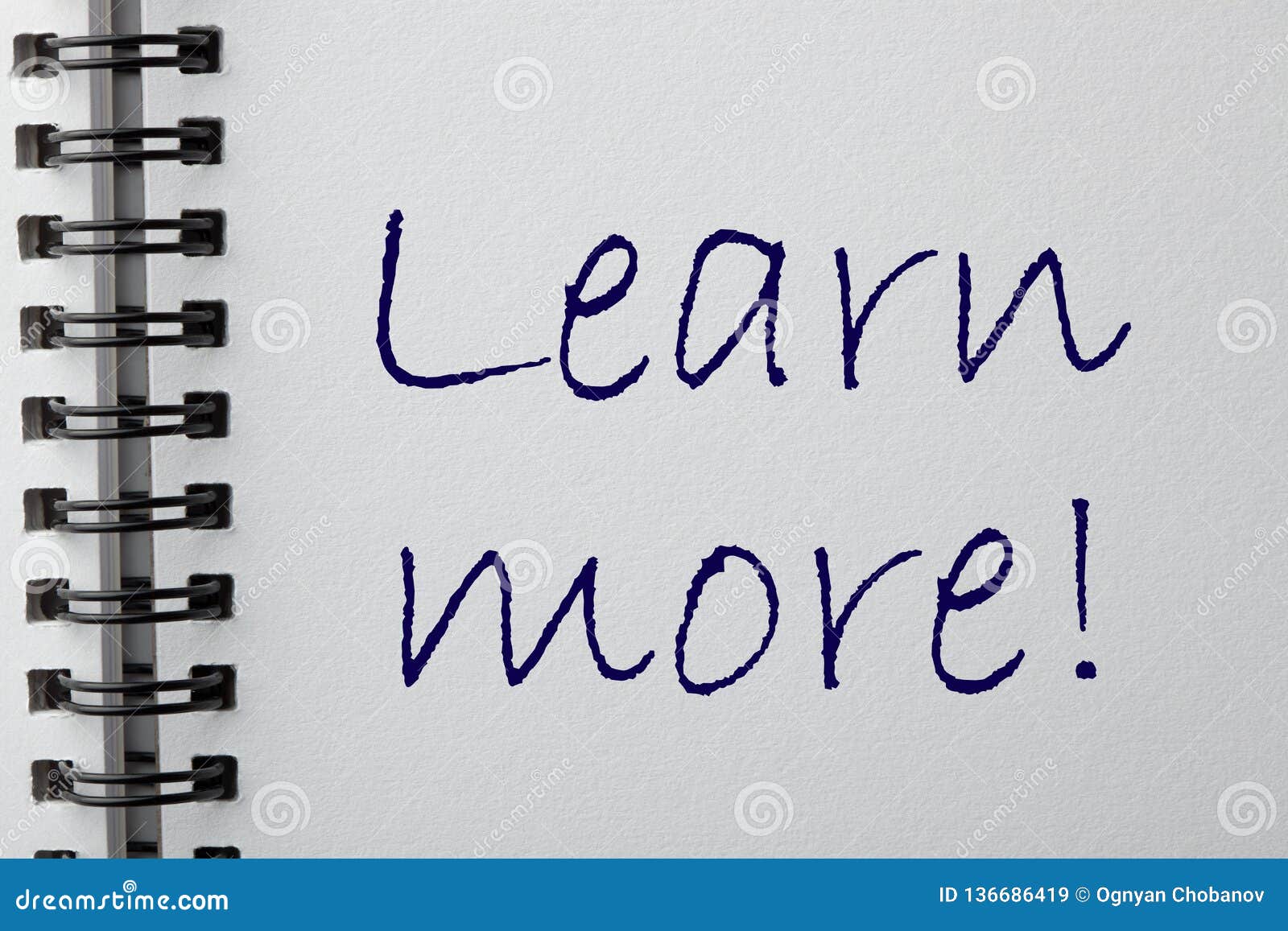 Learn More Concept stock image. Image of elearning, attitude - 136686419