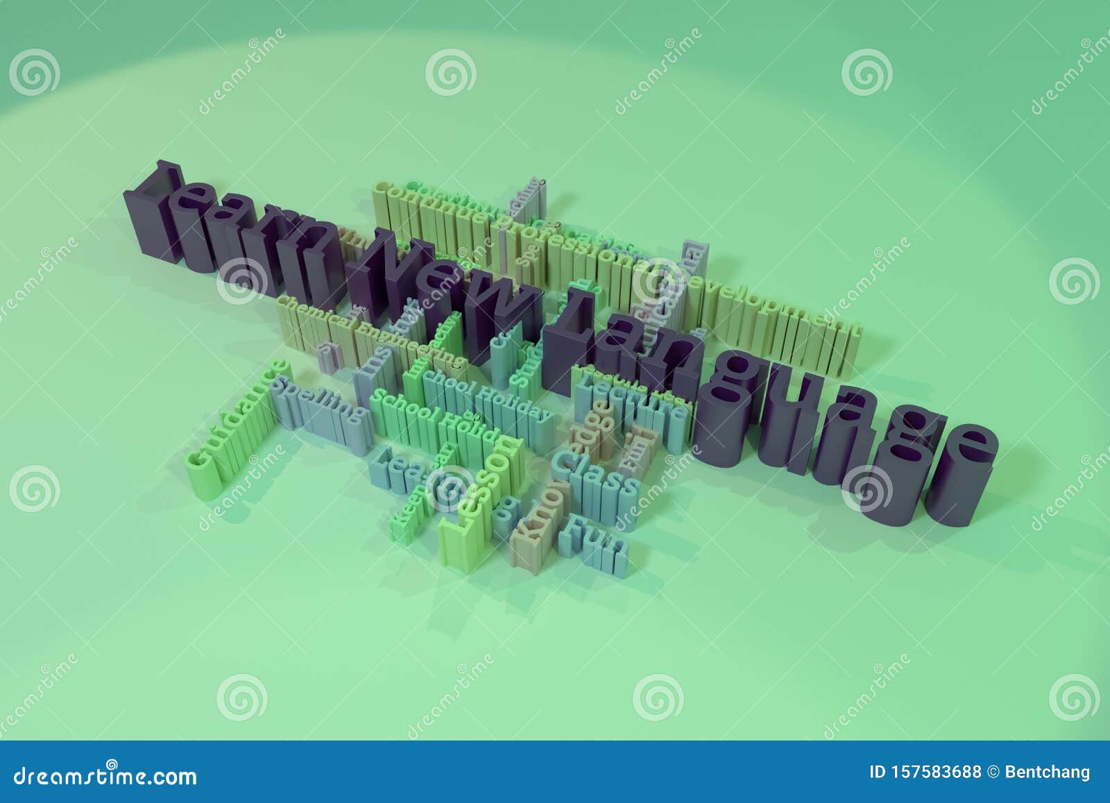 Learn New Language, Learning, Education Keyword Words Cloud. for ...