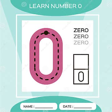 Learn Number 0. Zero . Children Educational Game. Kids Learning ...