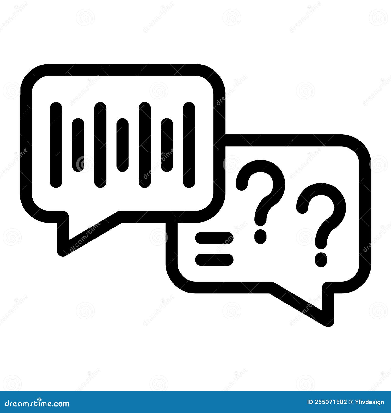 Learn Online Chat Icon Outline Vector. School Education Stock ...