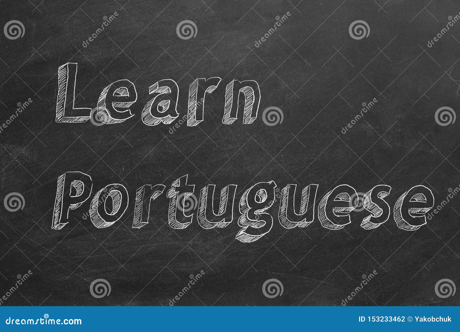 Learn Portuguese stock illustration. Illustration of study - 153233462
