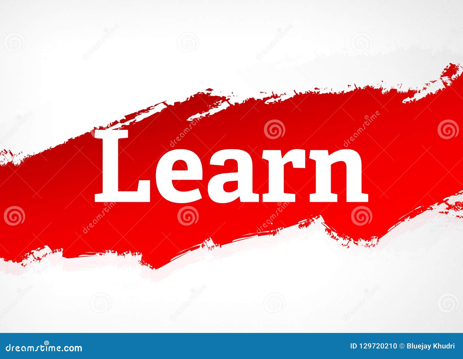 Learn Red Brush Abstract Background Illustration Stock Illustration ...