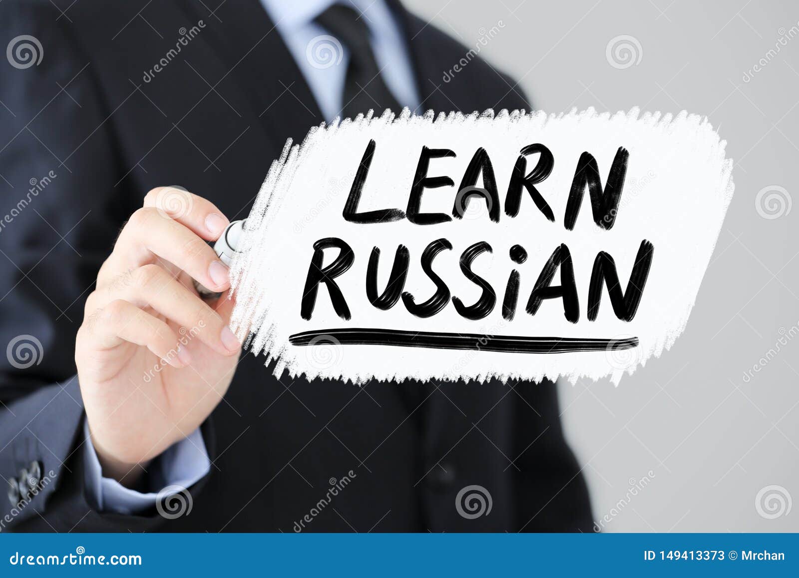 Learn Russian Business Concept Stock Image - Image of online, learn ...