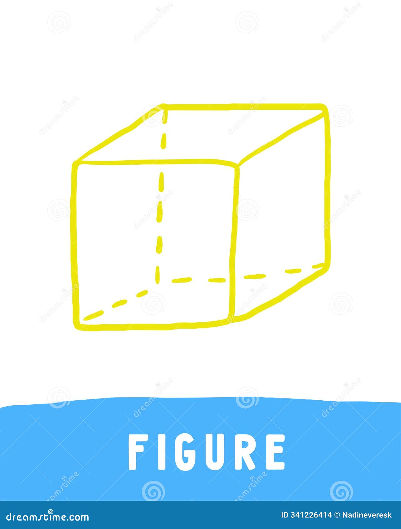 Learn Science Objects Flashcard For Kids Vector Illustration ...