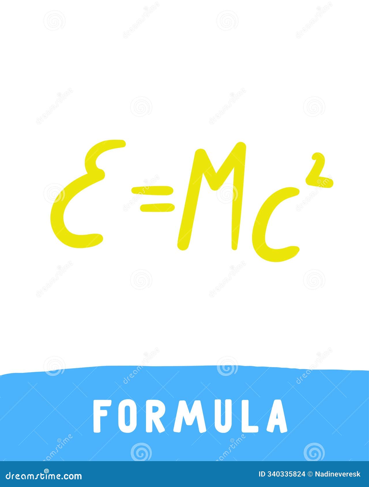 Learn Science Objects Flashcard For Kids Vector Illustration ...