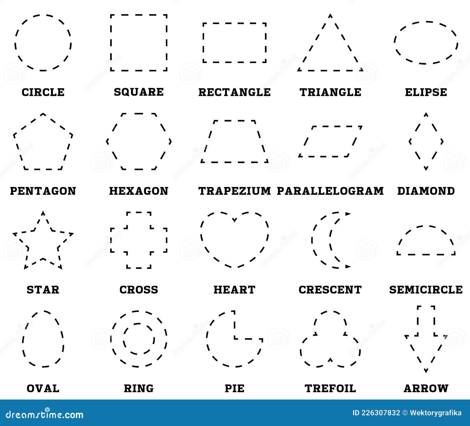 Learn Shapes And Geometric Figures For Preschool And Kindergarten ...