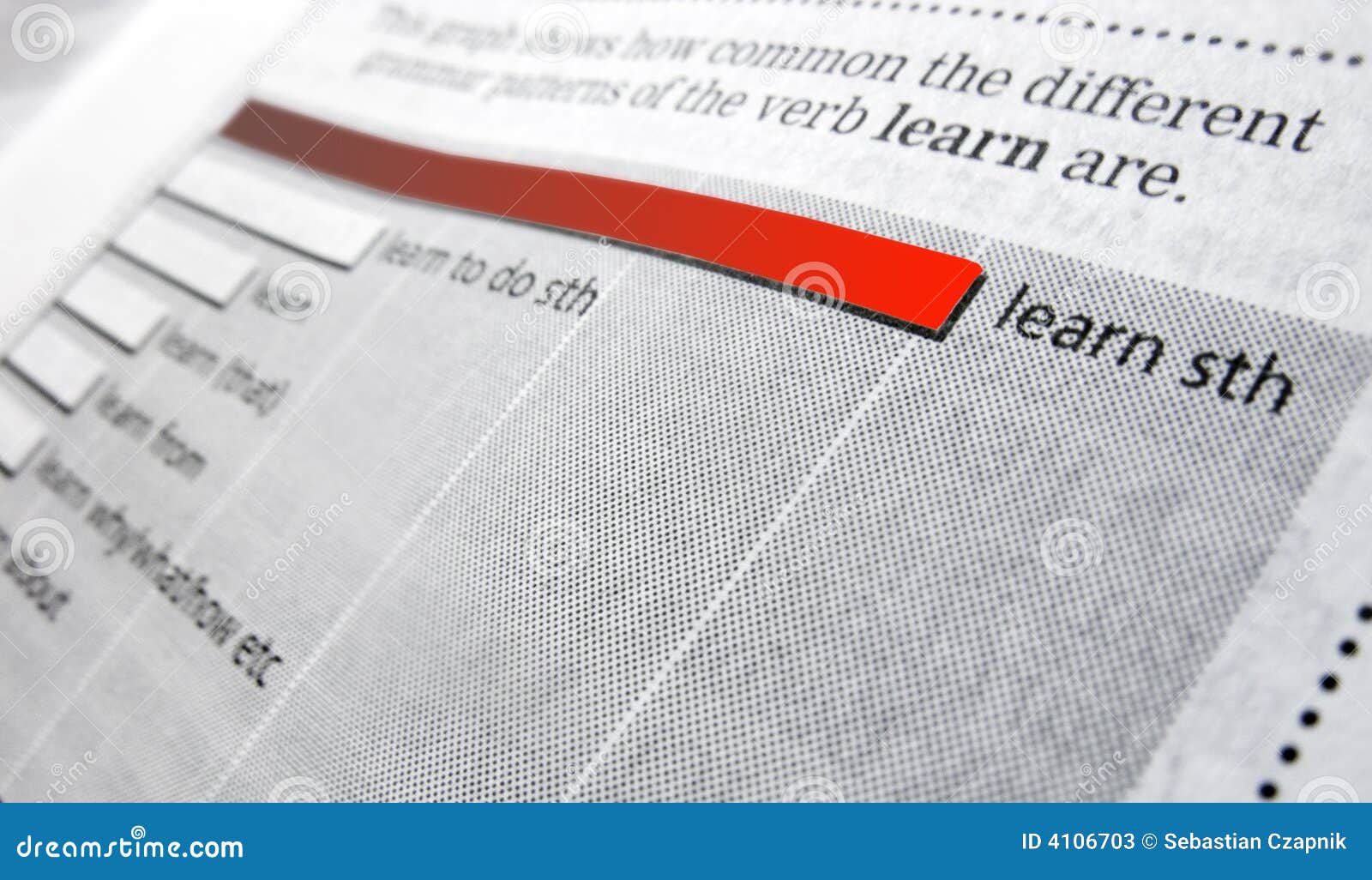 Learn something stock image. Image of phrase, meaning - 4106703