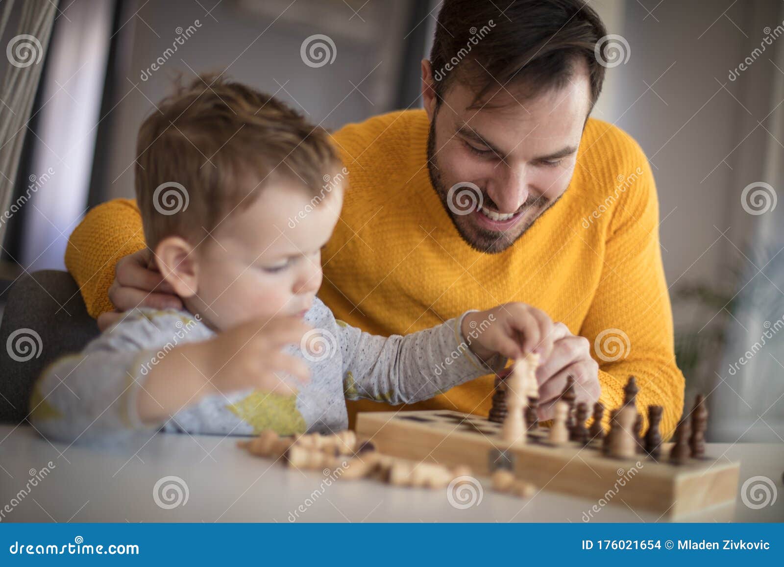 Always Learn Something New with Dad Stock Photo - Image of close ...