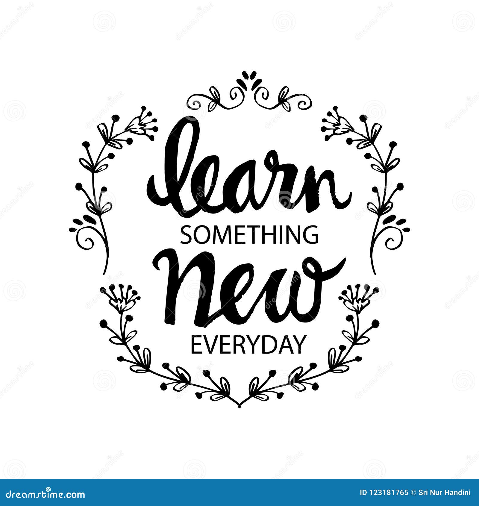 Learn Something New Every Day. Stock Illustration - Illustration of ... Learn Something New Every Day. Stock Illustration - Illustration of ...