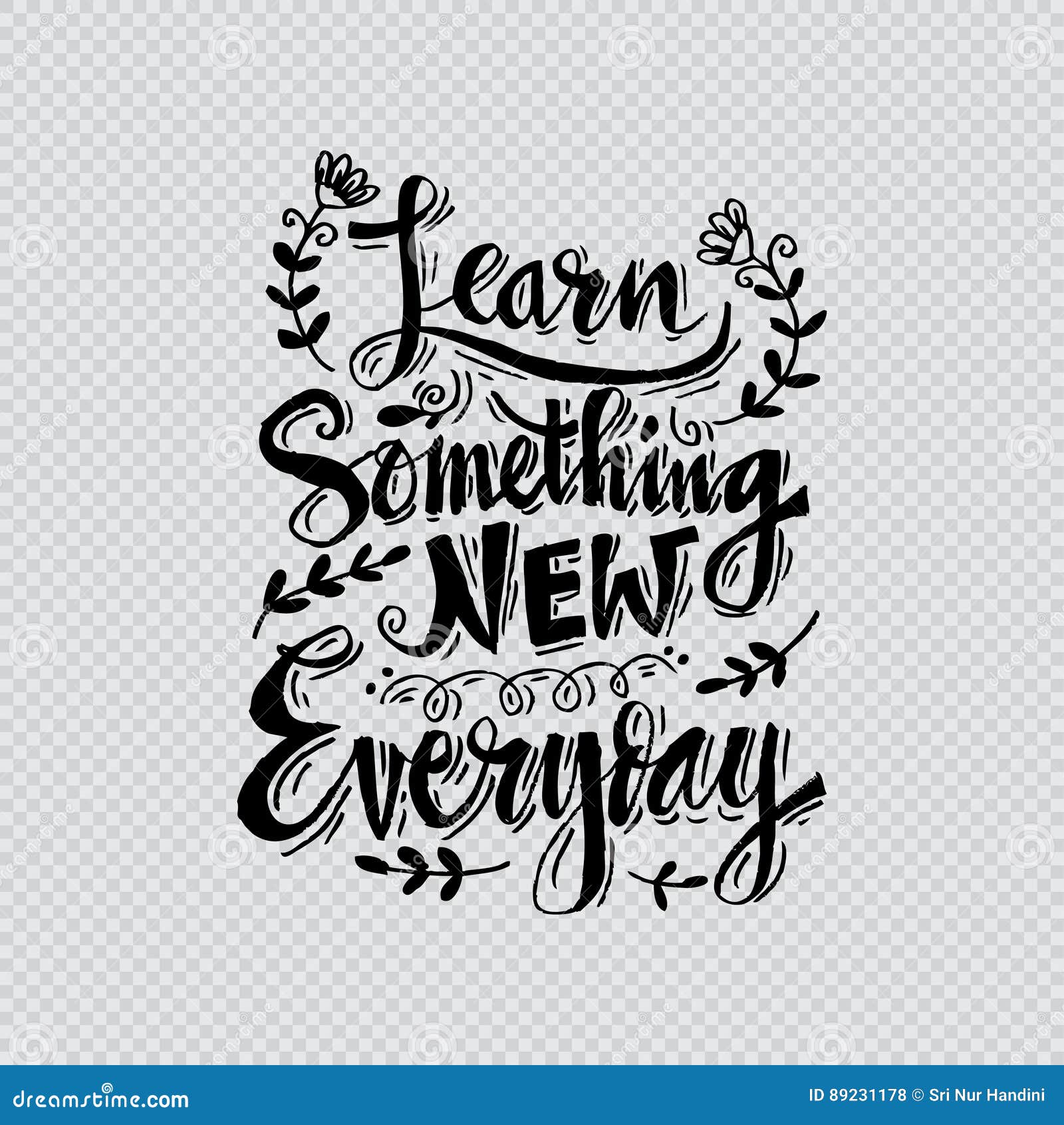 Learn Something New Hand Drawn Vector Illustration In Cartoon Comic ...