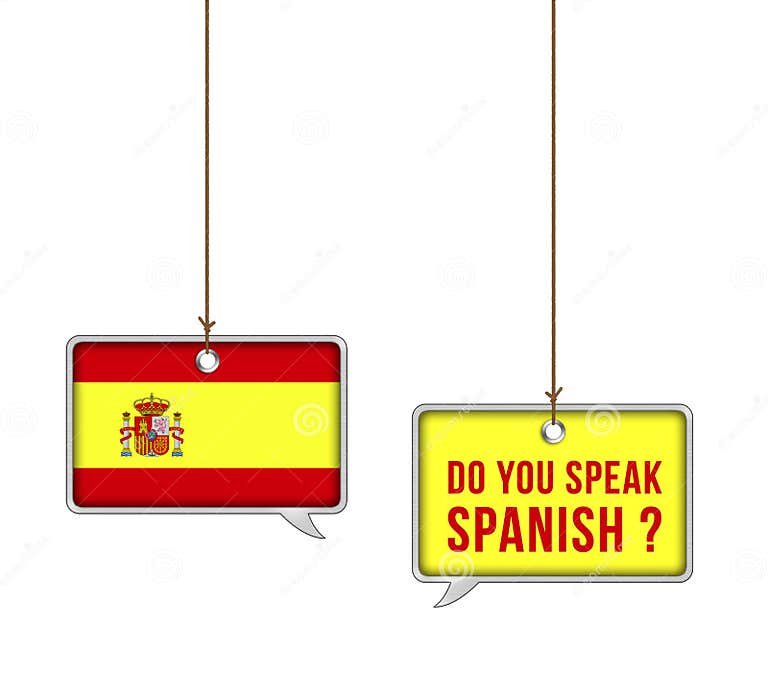 Learn Spanish stock illustration. Illustration of espanol - 47403015