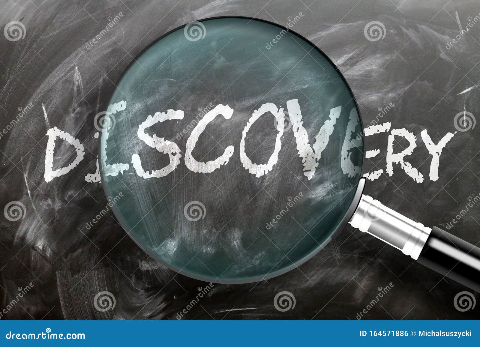 Learn, Study and Inspect Discovery - Pictured As a Magnifying Glass ...