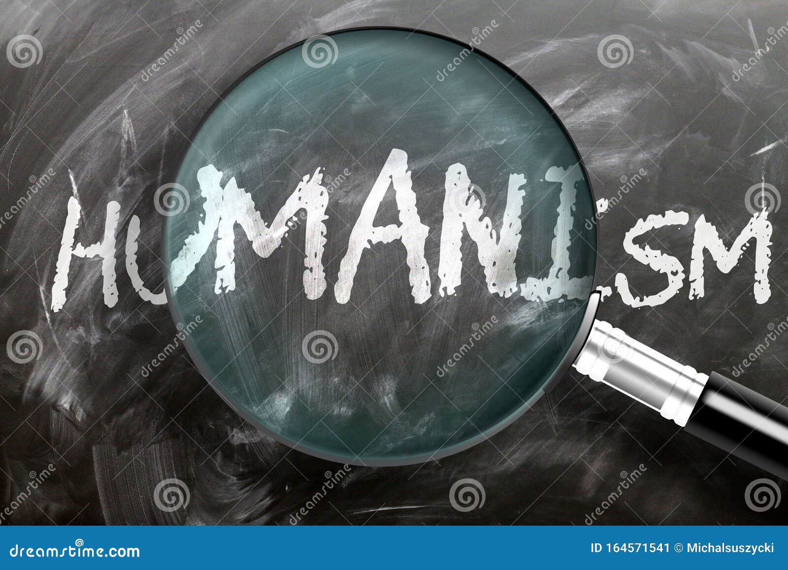 Learn, Study and Inspect Humanism - Pictured As a Magnifying Glass ...