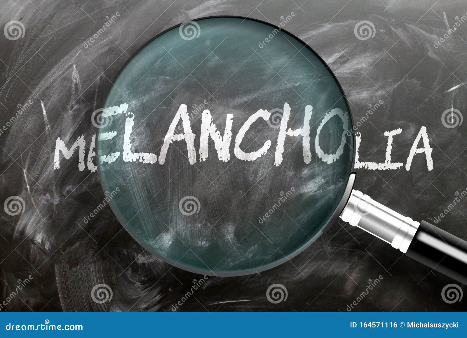 Learn, Study And Inspect Melancholia - Pictured As A Magnifying Glass ...