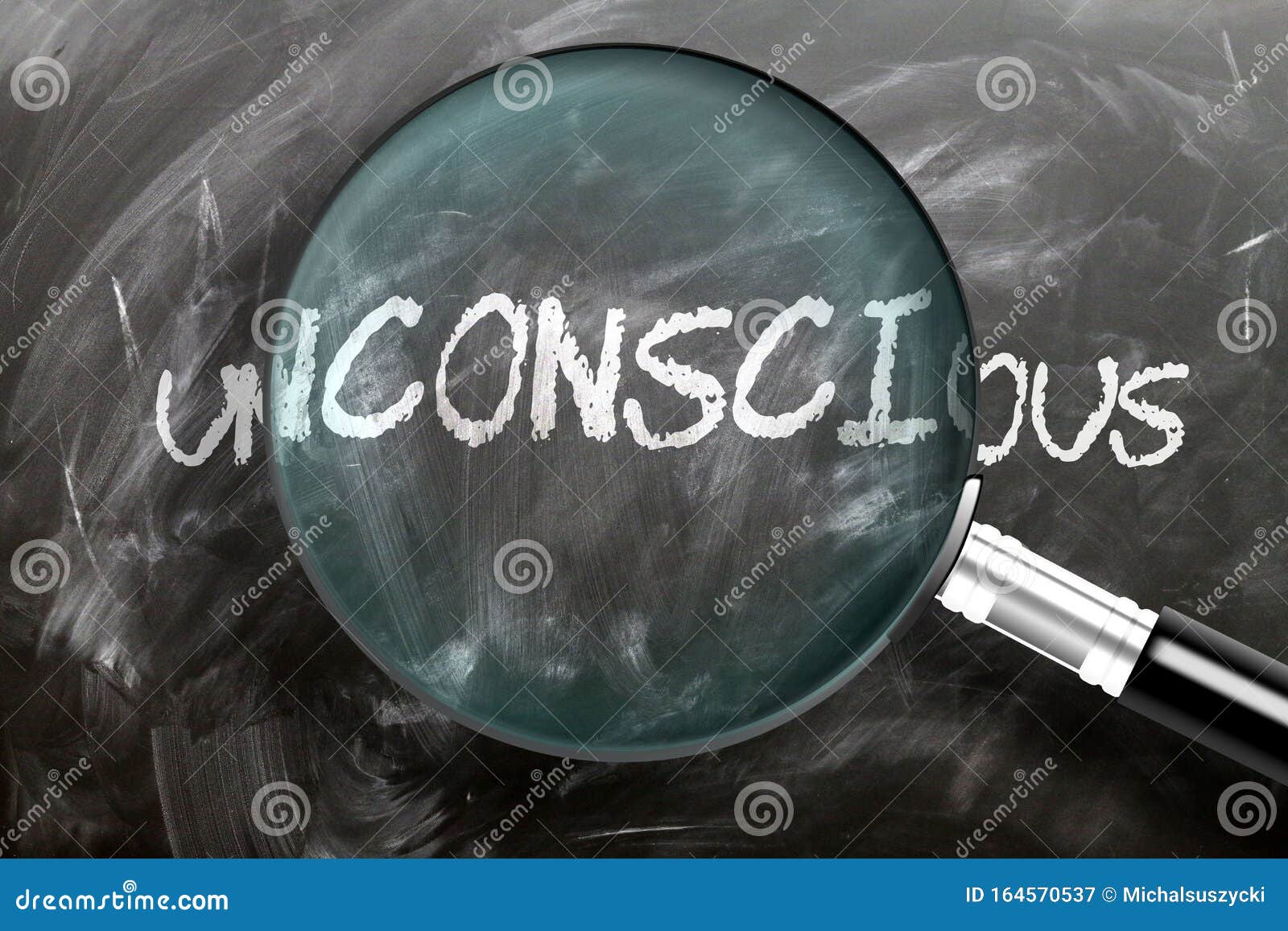 Learn, Study and Inspect Unconscious - Pictured As a Magnifying Glass ...