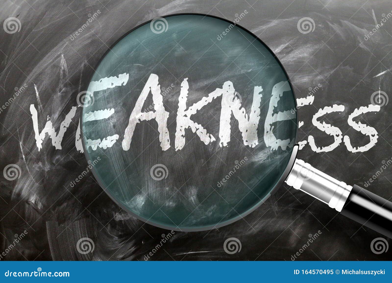 Learn, Study and Inspect Weakness - Pictured As a Magnifying Glass ...