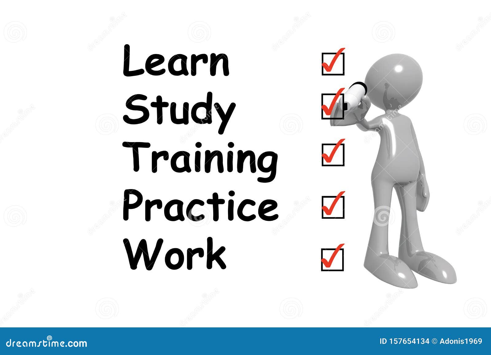 Learn, Study And Inspect Affidavit. A Magnifying Glass Enlarging Word ...