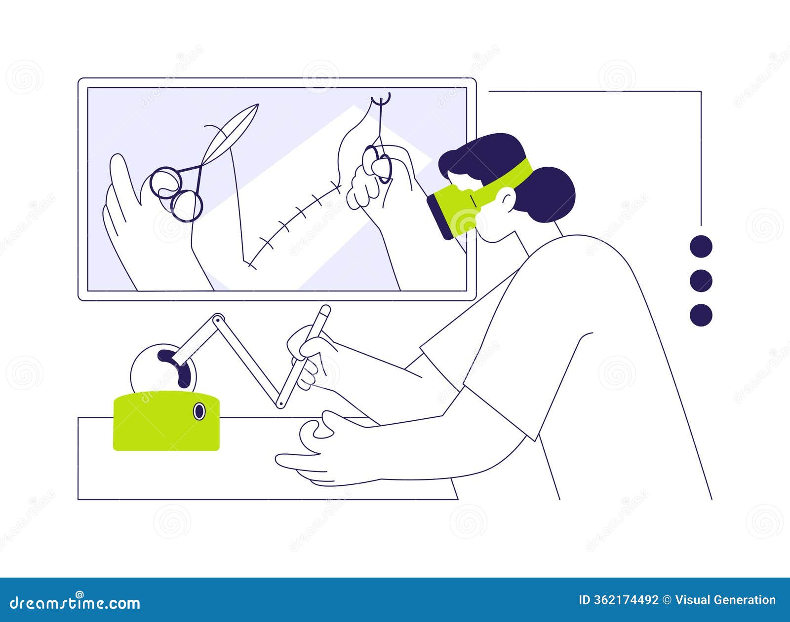 Learn Medical Procedures Illustration. Medical Education Conceptual ...