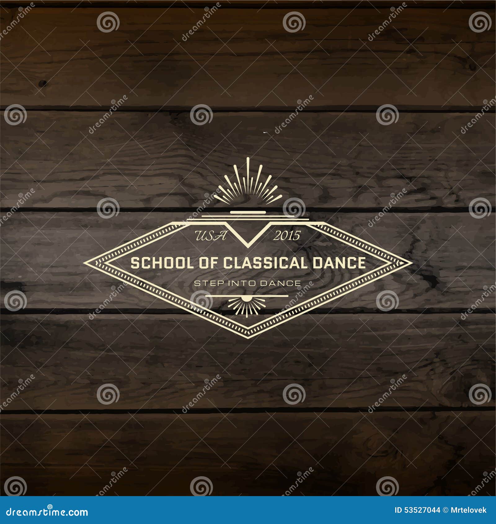 Learn To Dance Badges Logos and Labels for Any Use Stock Illustration ...