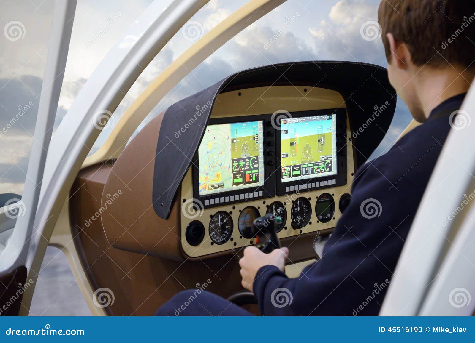 Learn to fly stock photo. Image of pilot, airplane, learn - 45516190