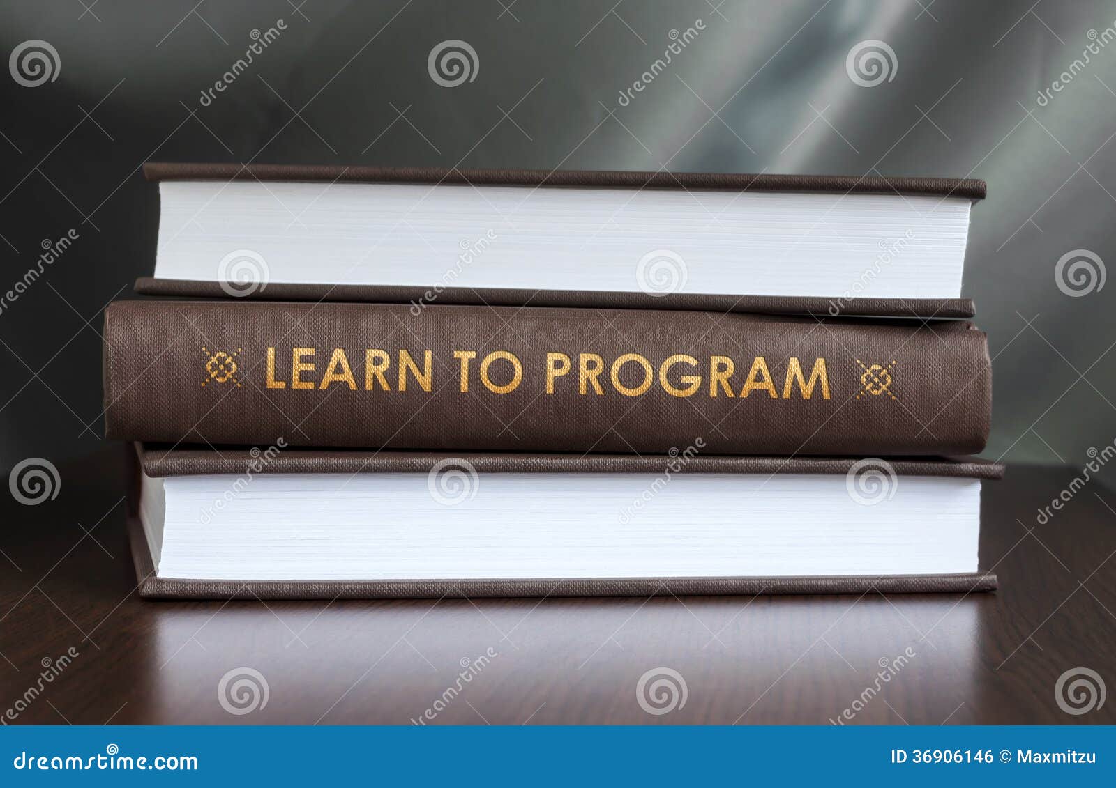Learn To Program. Book Concept. Stock Photo - Image of learn, cover ...