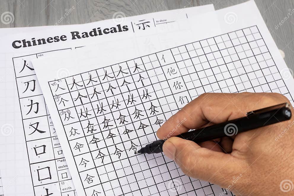 Learn To Write Mandarin Characters with Stroke Order in Class Room ...